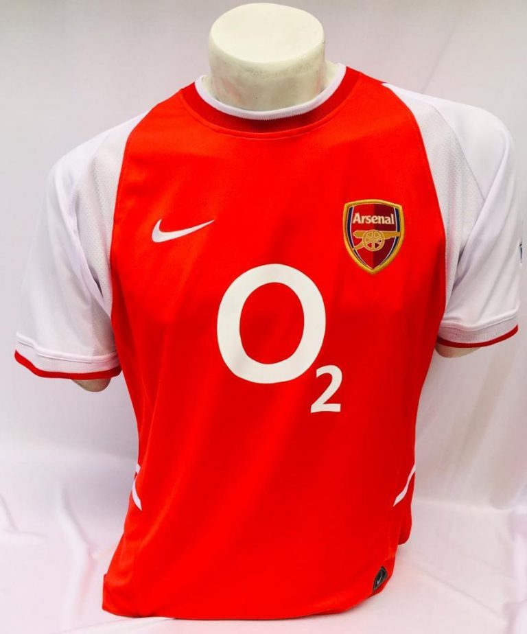 Camiseta Arsenal 2002-2004 - Tienda Gol Perú: Camisetas deportivas